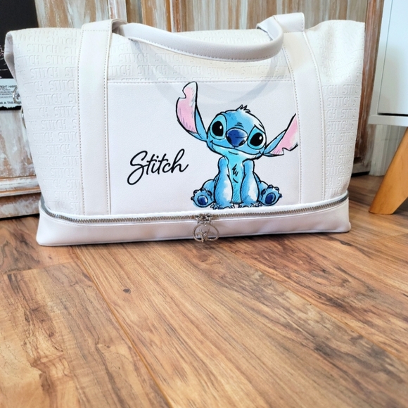 Disney | Bags | Nwt Disney Stitch Embossed Weekender Bag | Poshmark